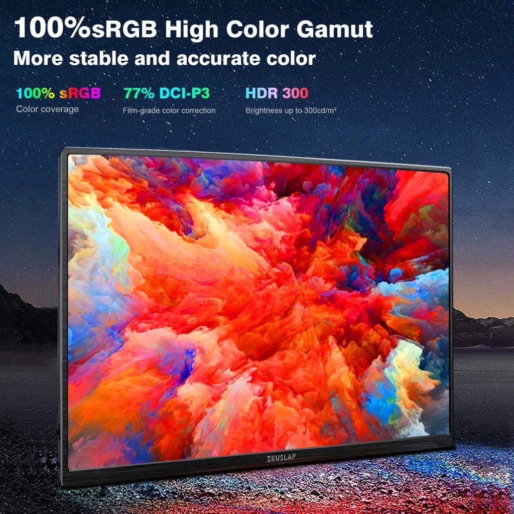 Buy ZEUSLAP P16T Touch Screen Portable Monitor 16" 100% sRGB 1200P IPS ...