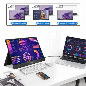 Buy ZEUSLAP Z15ST 15.6 FHD 1080p Portable Touching Screen USB C HDMI ...