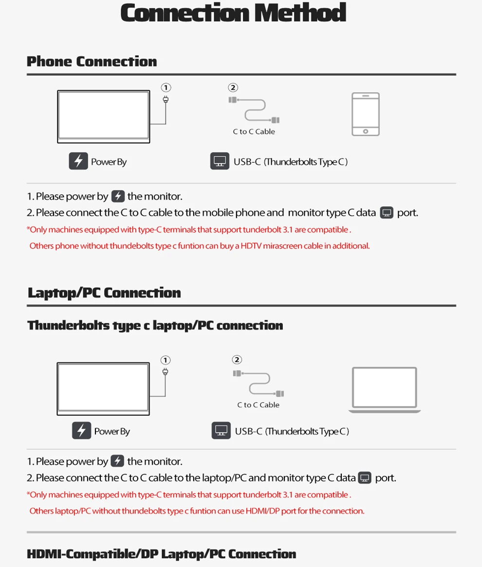 Buy ZEUSLAP P16K Monitor 2560*1600 16" 2.5K 144hz Portable Monitor 16: ...